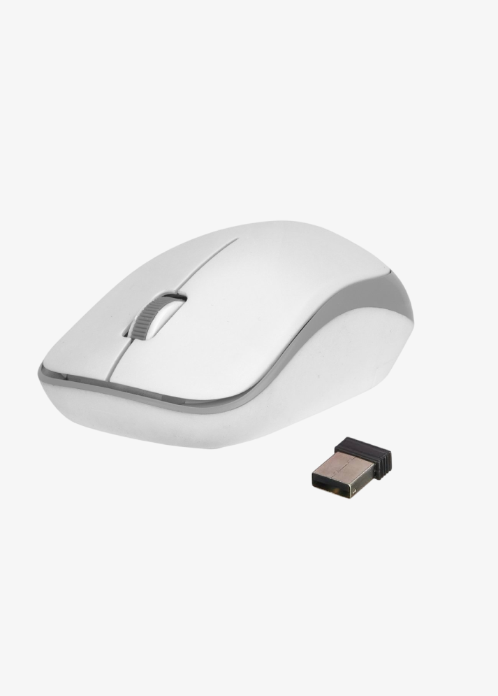 Everest SM-833 USB White/Gray 1200dpi Optical Wireless Mouse – CCTV ...